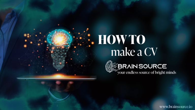 How to make a CV - BrainSource